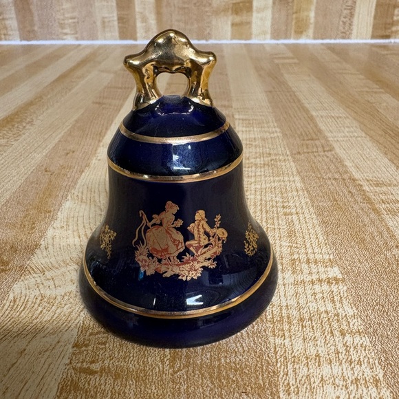 Limoges | Accents | Limoges Castel France Porcelain Blue And 22k Gold ...